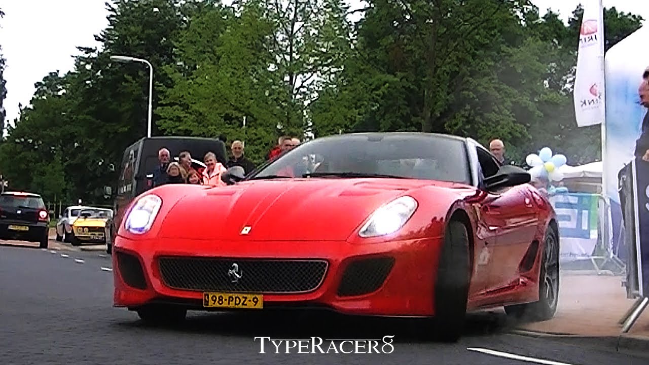 Ferrari 599 GTO BURNOUT & DRIFT TAKEOVER! 1080p HD! - ATR13 - YouTube