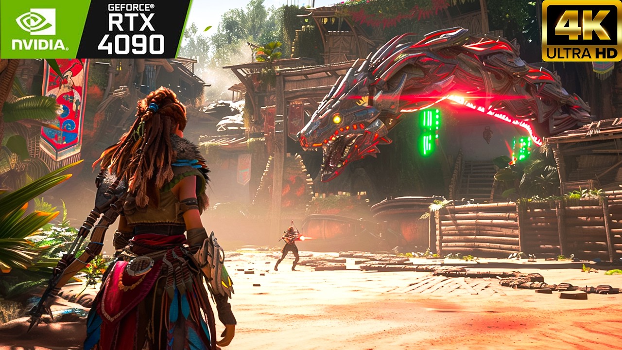 SLITHERFANG FIGHT (PC) RTX 4090 ULTRA Realistic Graphics [4K] Horizon ...