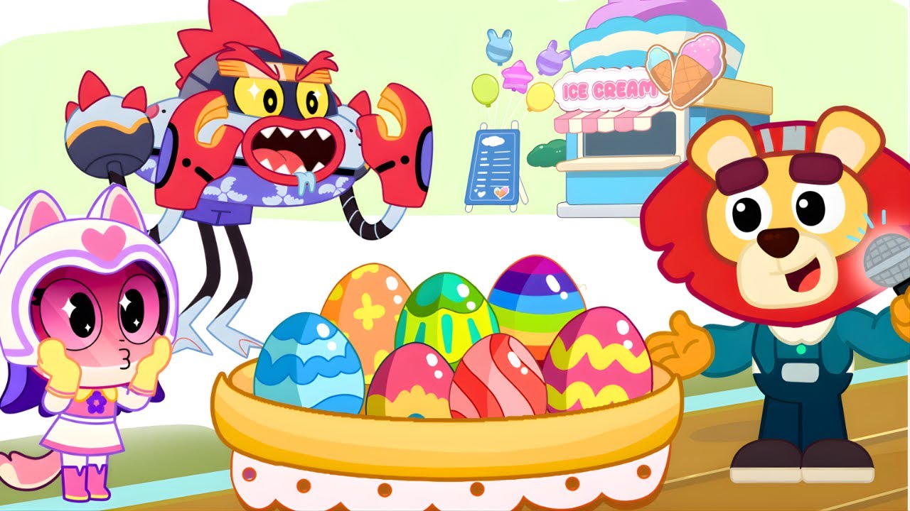 Colorful Eggs Everywhere | The Great Egg Hunt Adventure Cartoon For ...