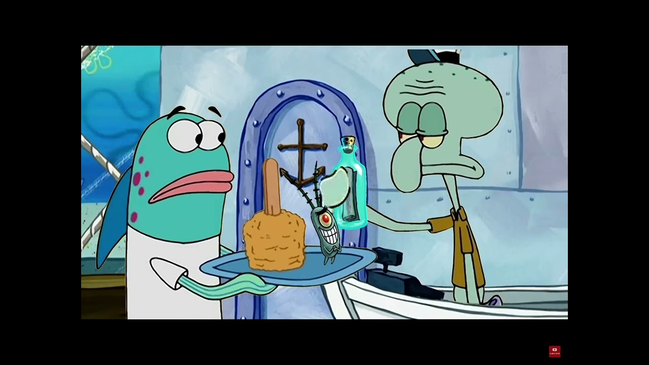 Plankton gets the secret formula of krabby patties - YouTube