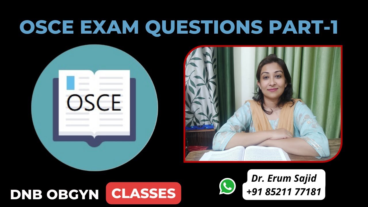 OSCE Exam Ques. (Part-1)| DNB Theory Class | DNB OBGYN coaching All ...