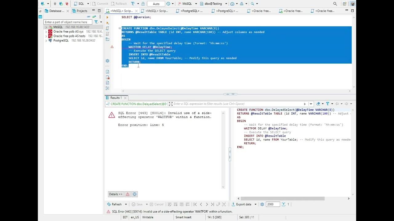 ChatGPT and MSSQL Server functions - YouTube