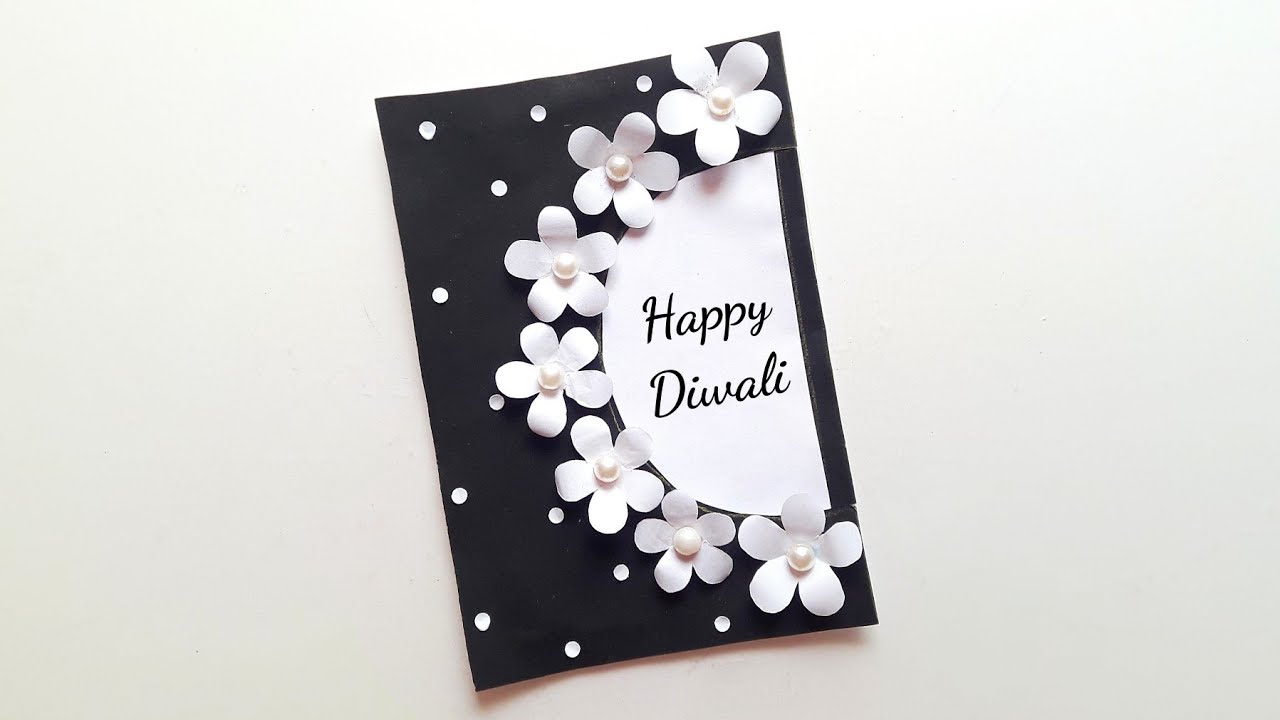 Easy Diwali Greeting Card • diwali card making at home • how to make ...