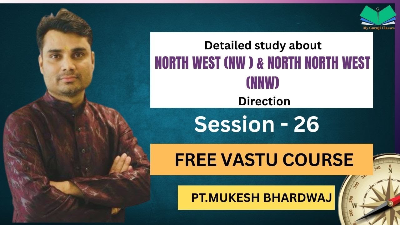 Lesson 26 | North-West & North-North-West Vastu | Support, Attraction ...