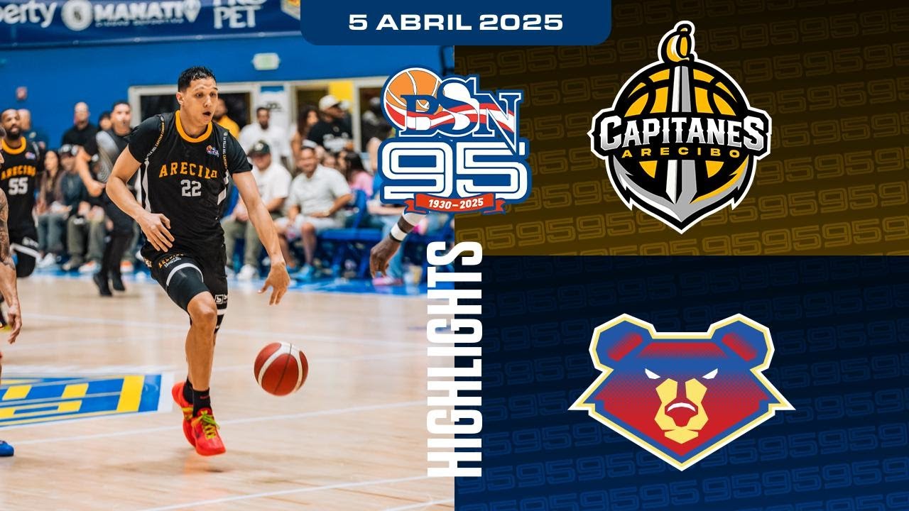 Highlights - Capitanes de Arecibo vs. Osos de Manati - BSN 2025 - YouTube