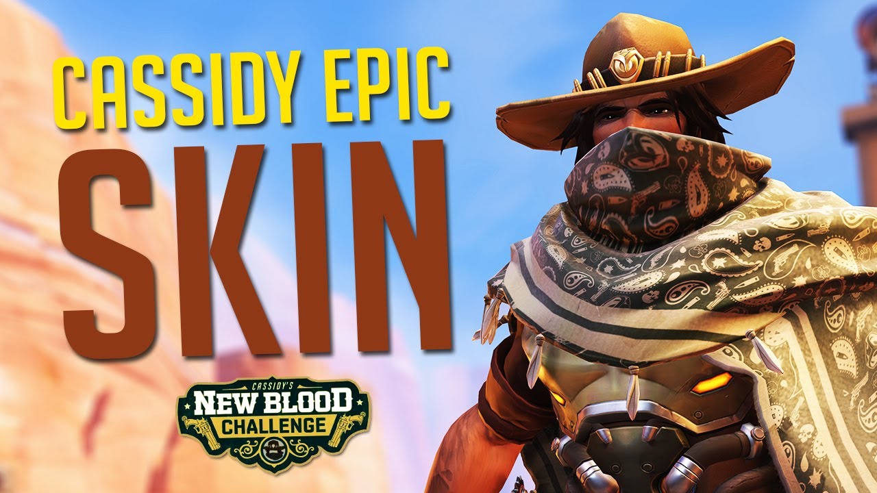 OVERWATCH ALL COSMETICS FOR CASSIDY'S NEW BLOOD CHALLENGE MINI EVENT ...