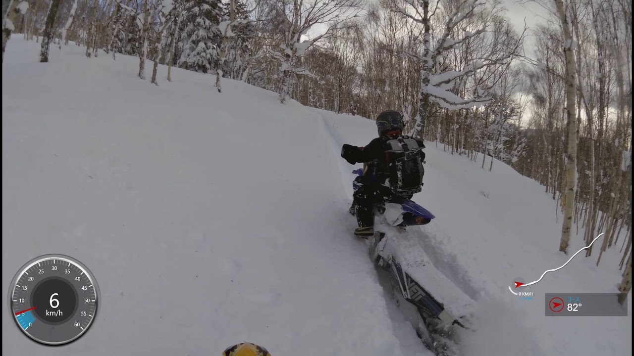 2018 1月1日 YZ450FX YETI SNOW MX 137 林道ツーリング - YouTube