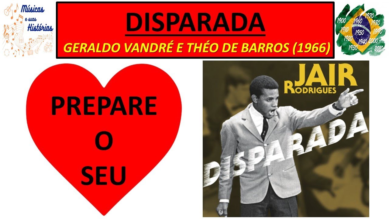 Disparada - Geraldo Vandré e Théo de Barros (1966) - YouTube