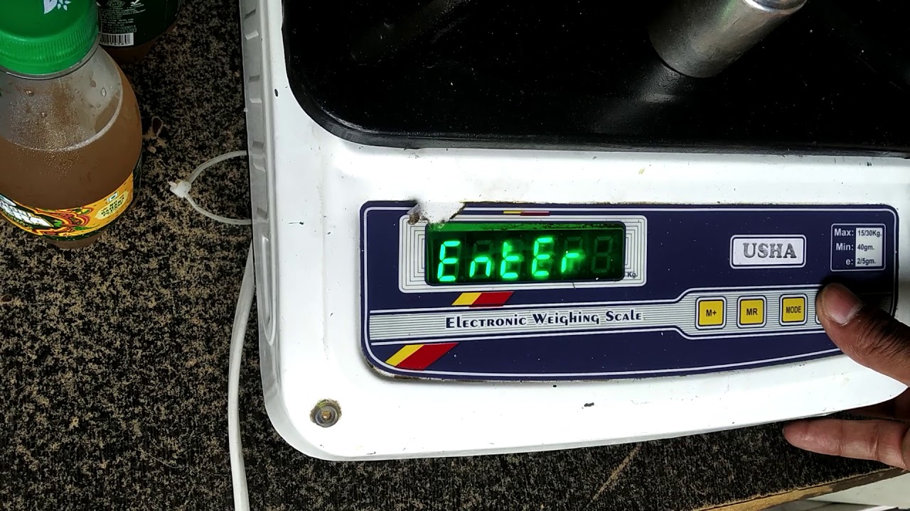 how to calibrate the weight machine, How to reset programming of weight ...