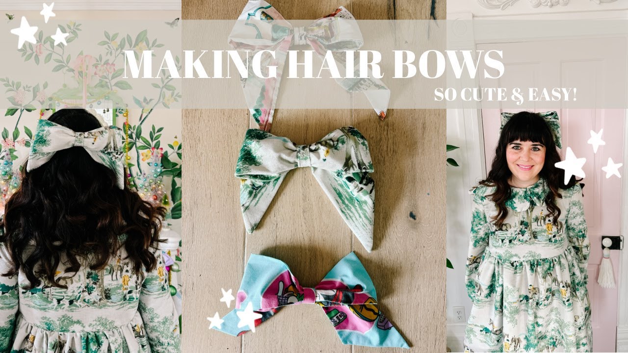 Easy Hair Bow Tutorial for Beginners! 🎀 - YouTube
