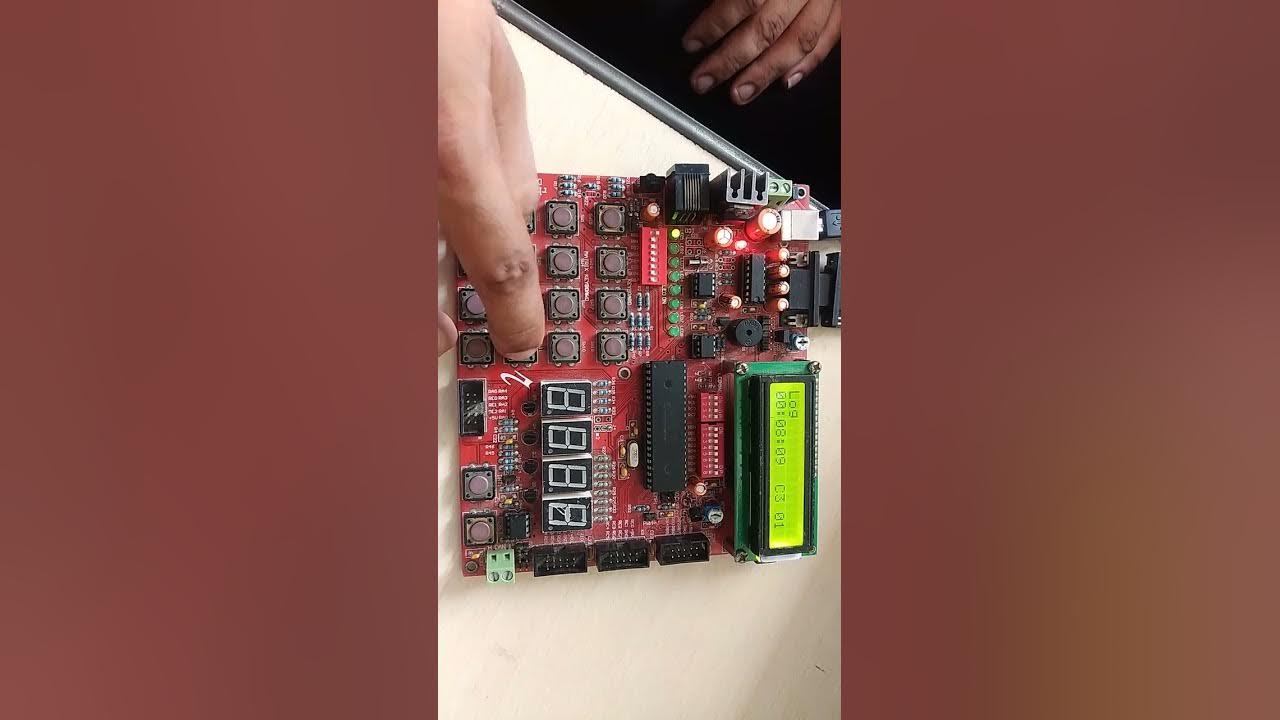 (PIC18F4580) Microcontroller Project Demo - YouTube