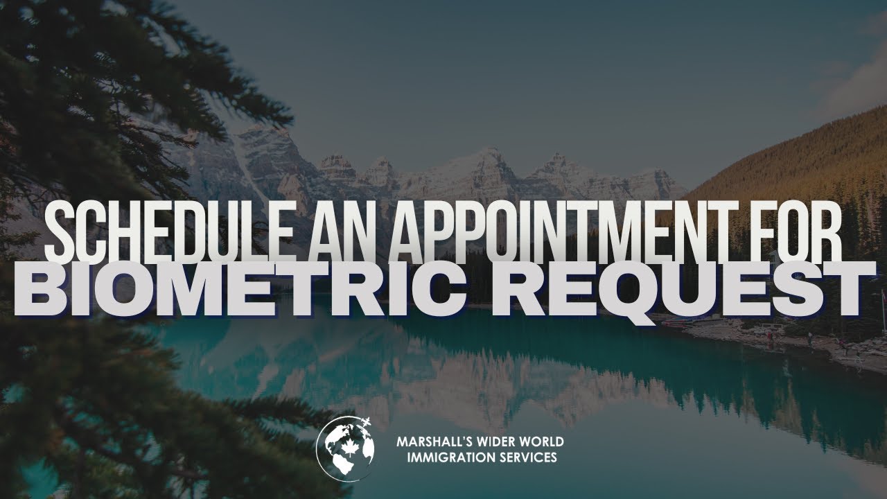Schedule an Appointment for Biometric Request - YouTube