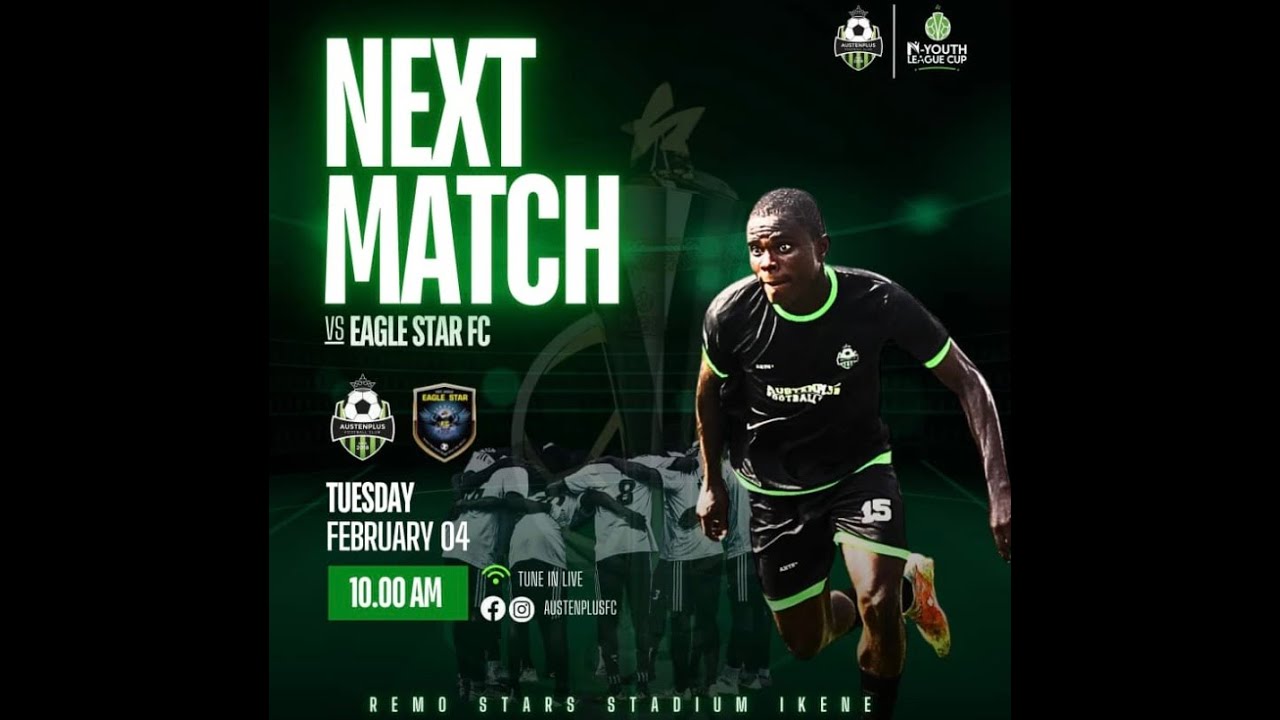 Austenplus FC VS Eagle Star FC - N Youth League - YouTube