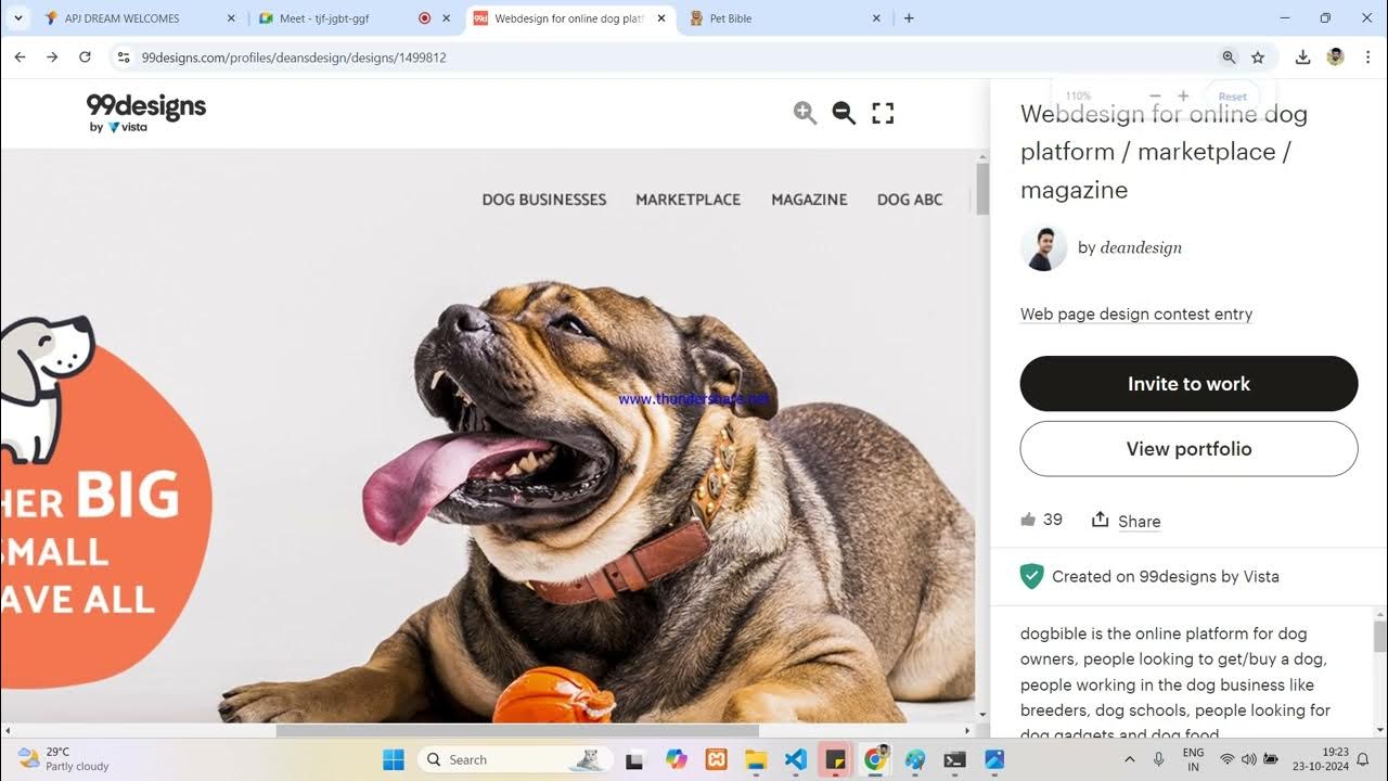 Creating one page template using HTML, CSS, Media Query - Part 1 - YouTube