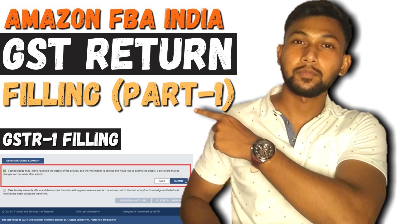(PART1) GST RETURN FILLING FOR AMAZON SELLER [STEP-BY-STEP] Amazon FBA ...