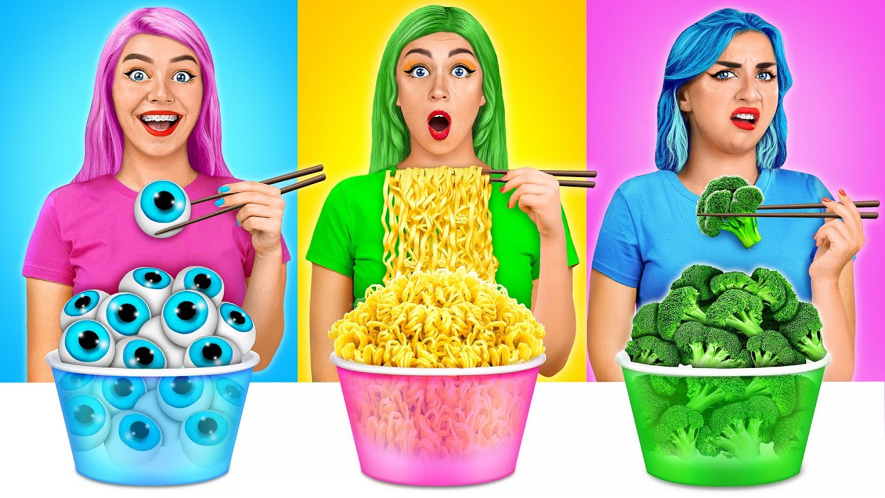 Food of The Same Colors Challenge #5 by Multi DO - YouTube