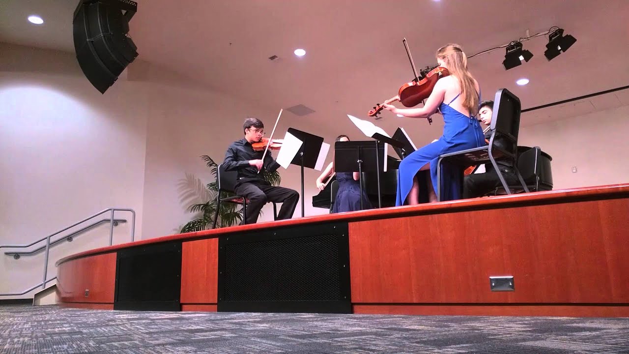 Christopher Speciale Violin 1: Mendelssohn Quartet Op. 13 excerpts ...