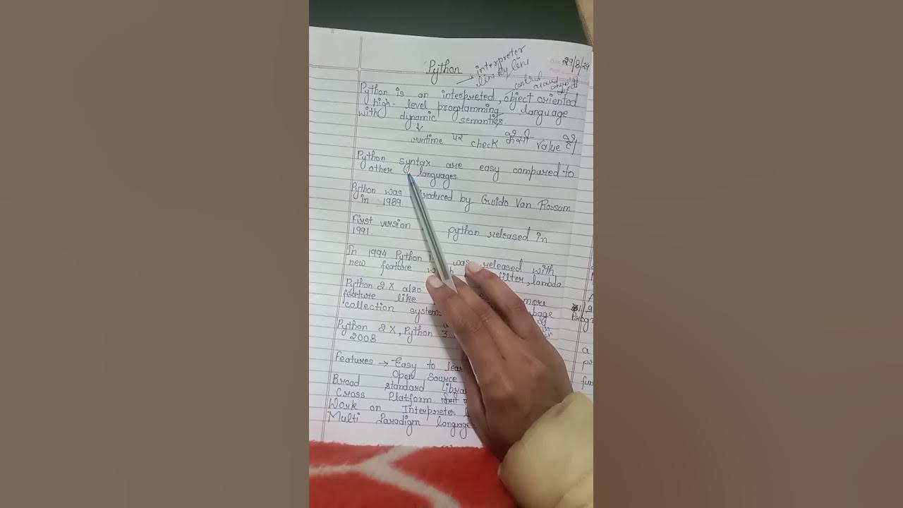 Introduction to Python class1 - YouTube