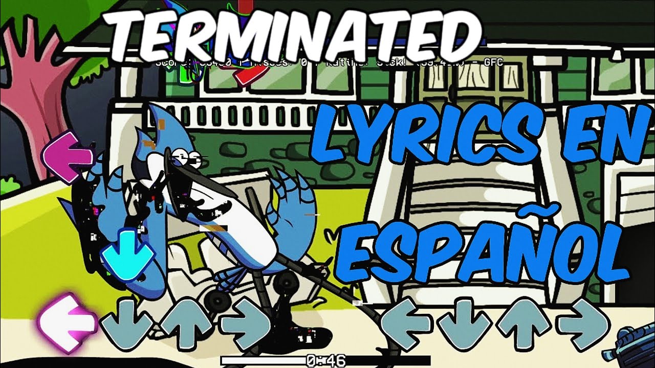 Terminated|FNF vs Mordecai| (Lyrics en español) |Gliched Legends 3.0 ...