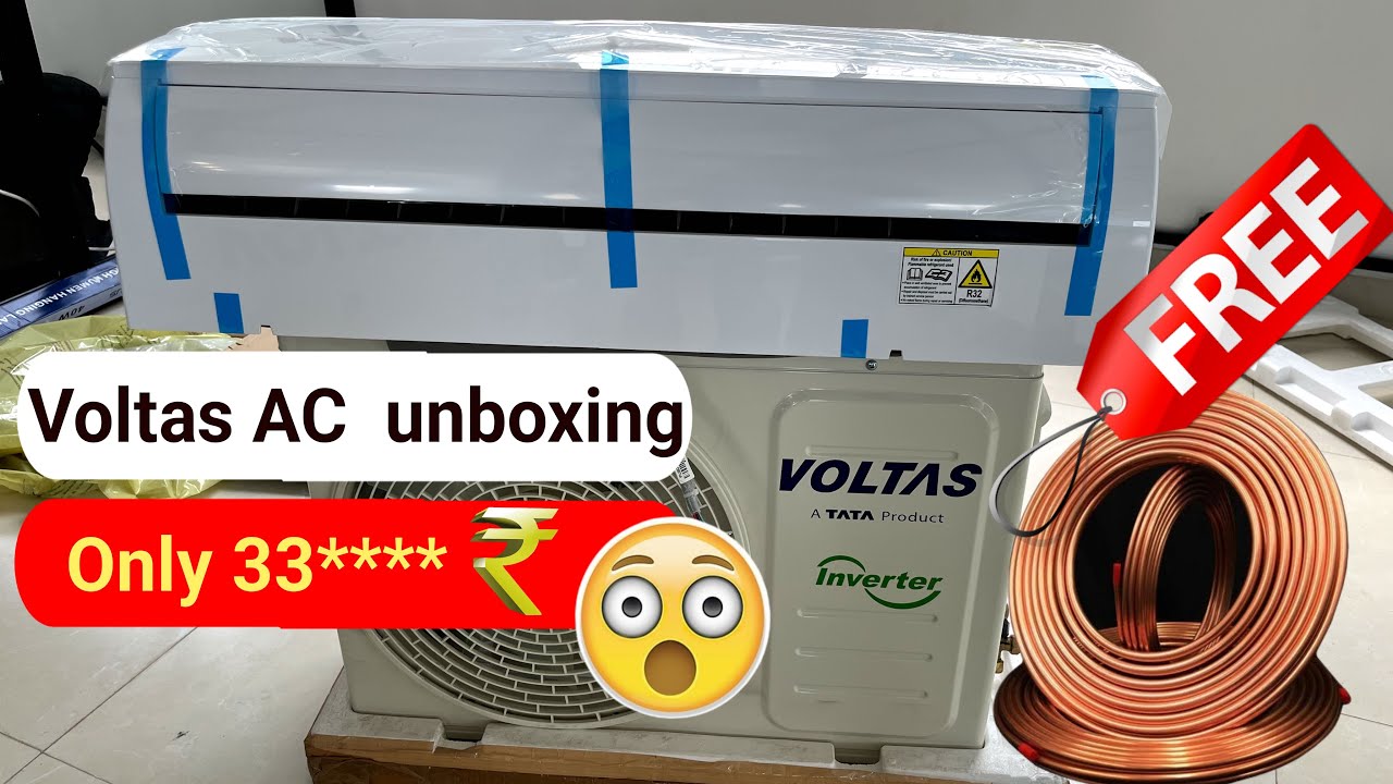 Voltas Ac me company wala Kya kya deta hai | Voltas Ac unboxing video ...