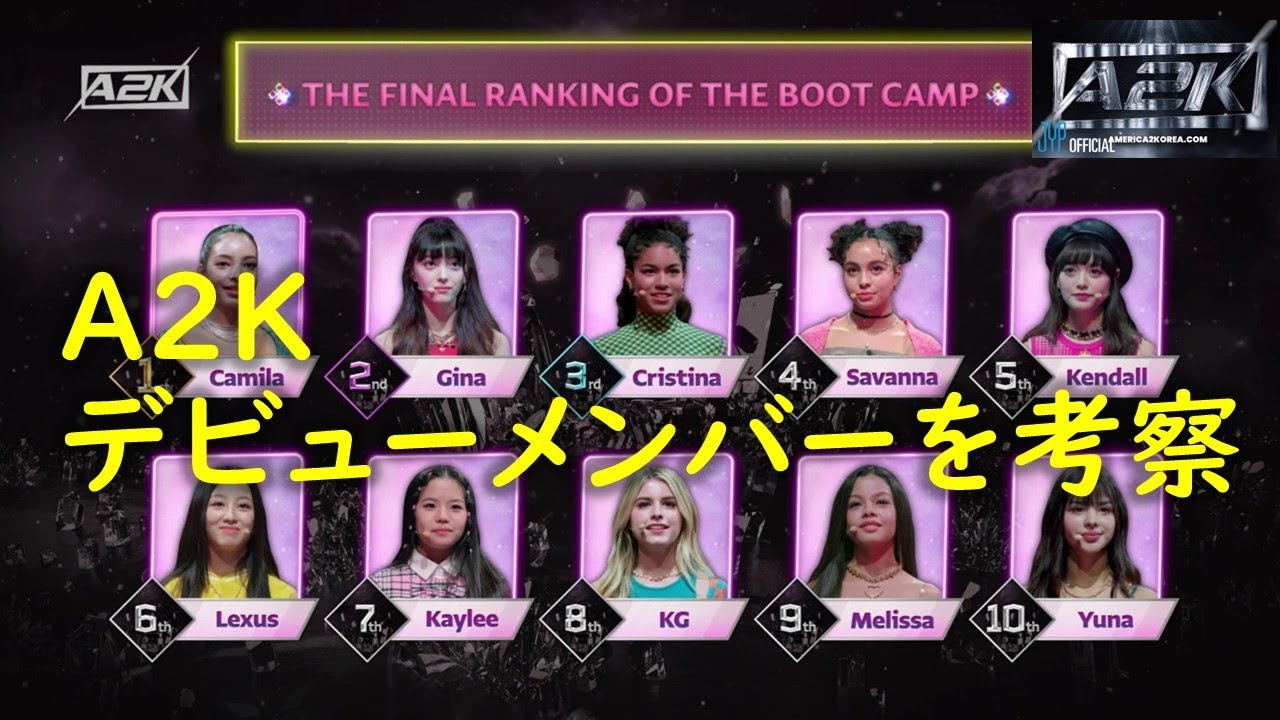 【A2K】デビューメンバーはこのメンバー！いろんな観点から考察 - YouTube