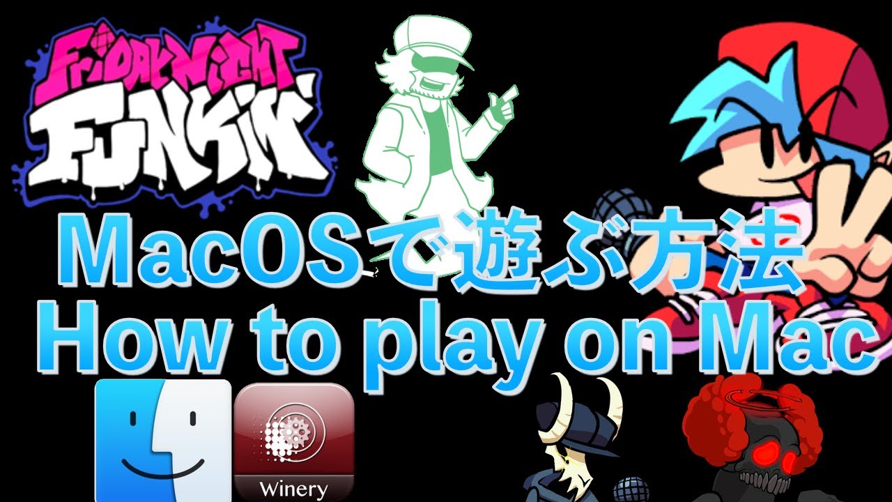 Friday Night Funkin'をMacOS上で遊ぶ方法伝授！How to play fnf on Mac【すぽたろ】 - YouTube