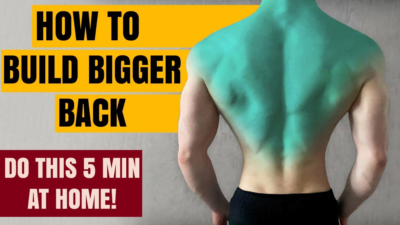 Big back in 5 min | Back workout at home - YouTube