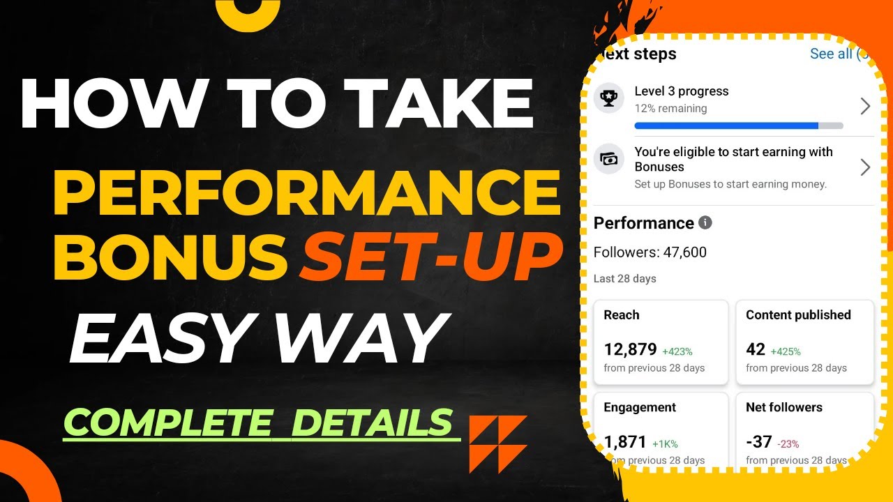 Easy Way to Performance Bonus Setup | Make Money Performance Bonus ...