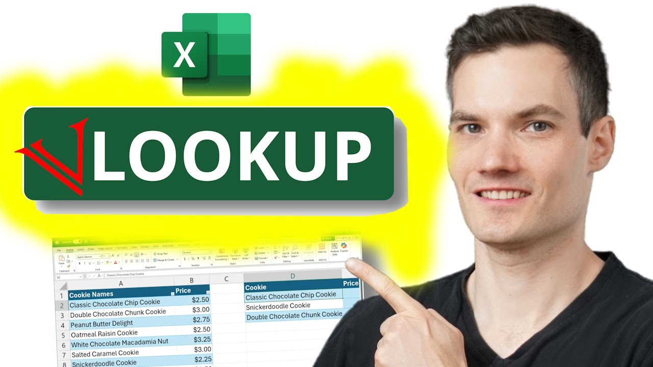 آموزش اکسل : جستجو با تابع Lookup و Vlookup - YouTube