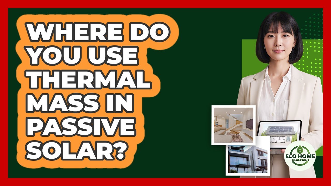 Where Do You Use Thermal Mass In Passive Solar? - YouTube