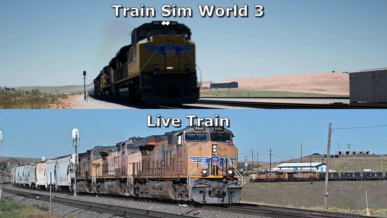 Union Pacific's Trains - comparing Train Sim World 3 and real train ...