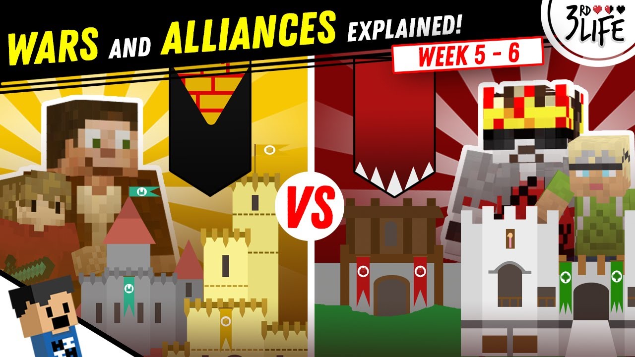 3rd Life SMP: Wars and Alliances Explained | WEEK 5 - 6 - YouTube