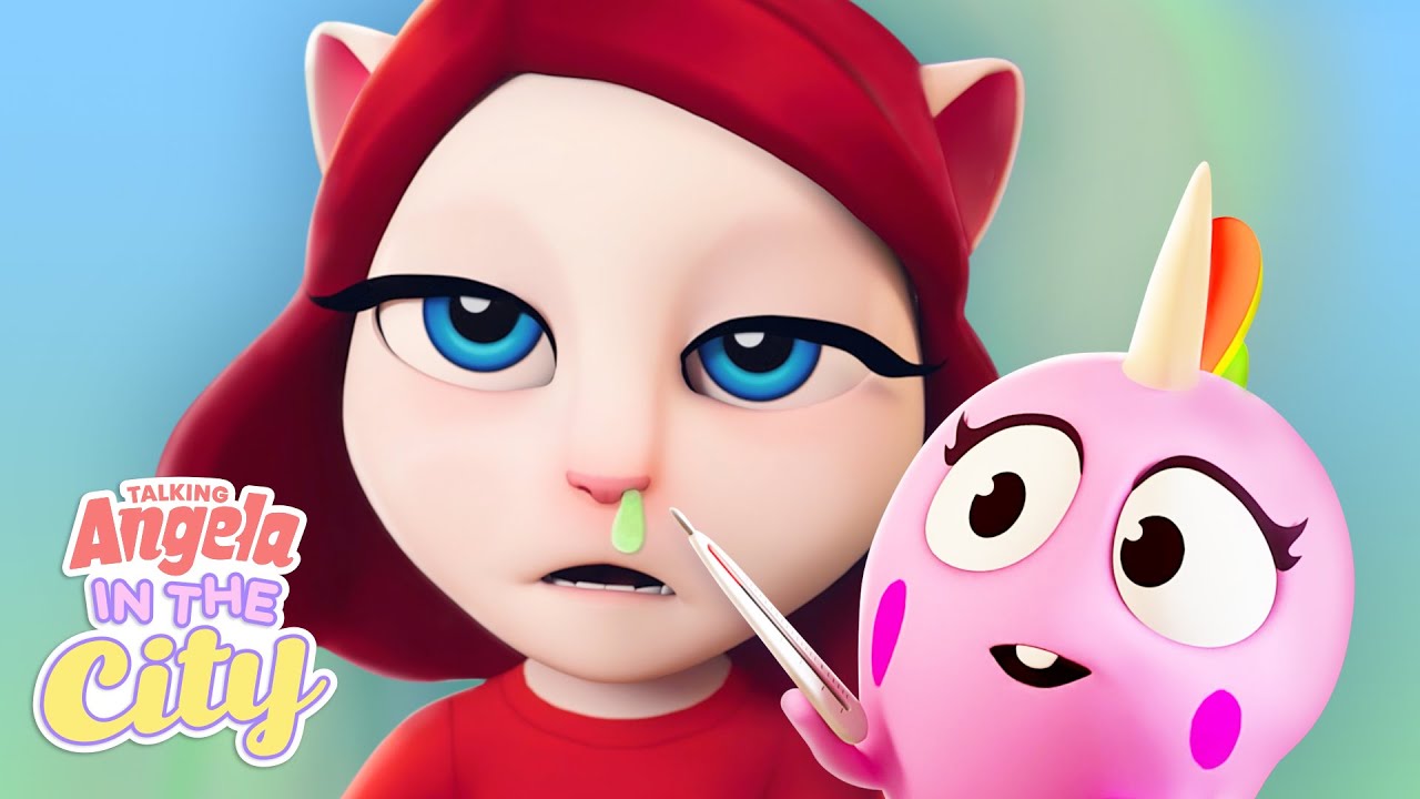 Down With a Cold 🤧 Talking Angela: In The City (Episode 8) - YouTube