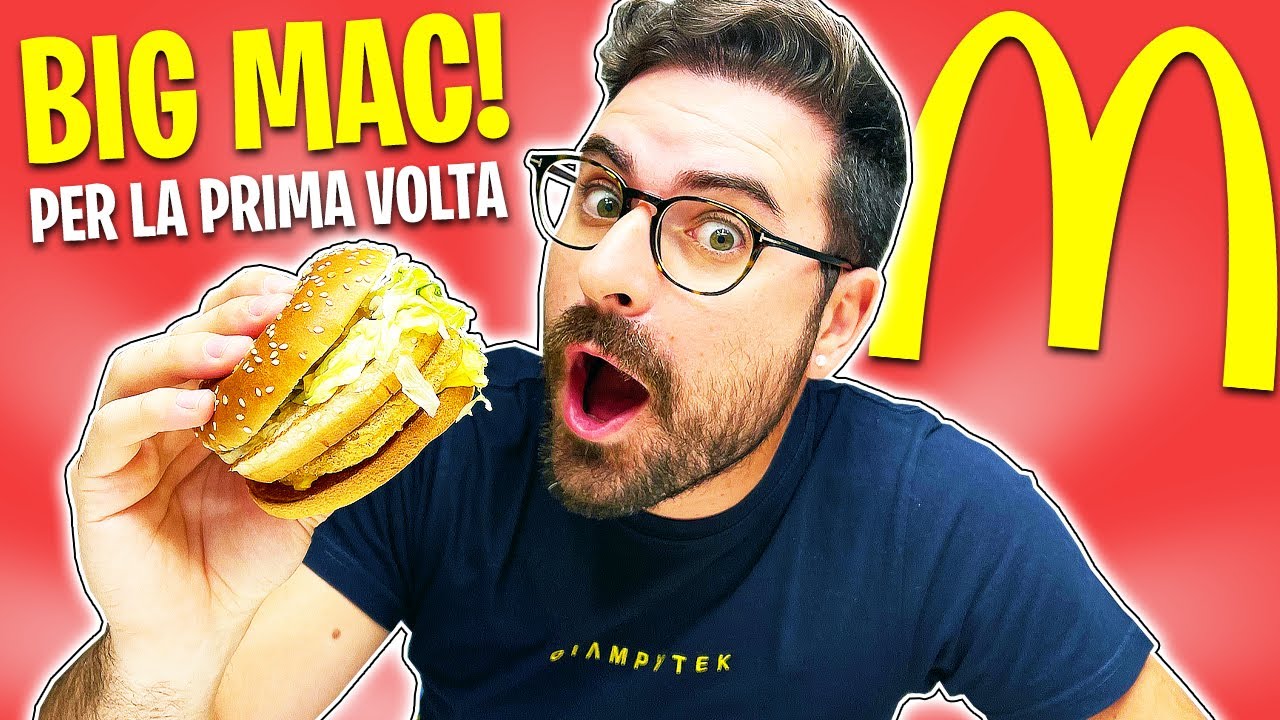 PROVO IL BIG MAC PER LA PRIMA VOLTA! (e tutti quelli nuovi) - YouTube