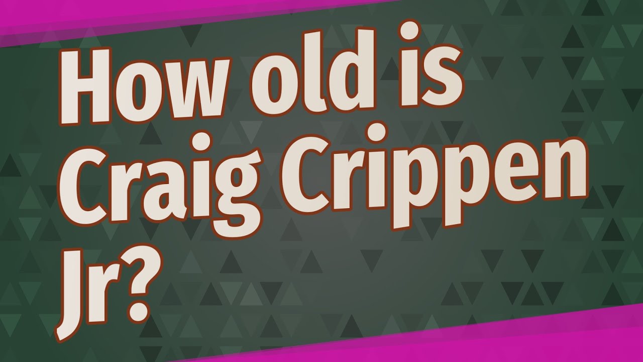 How old is Craig Crippen Jr? - YouTube