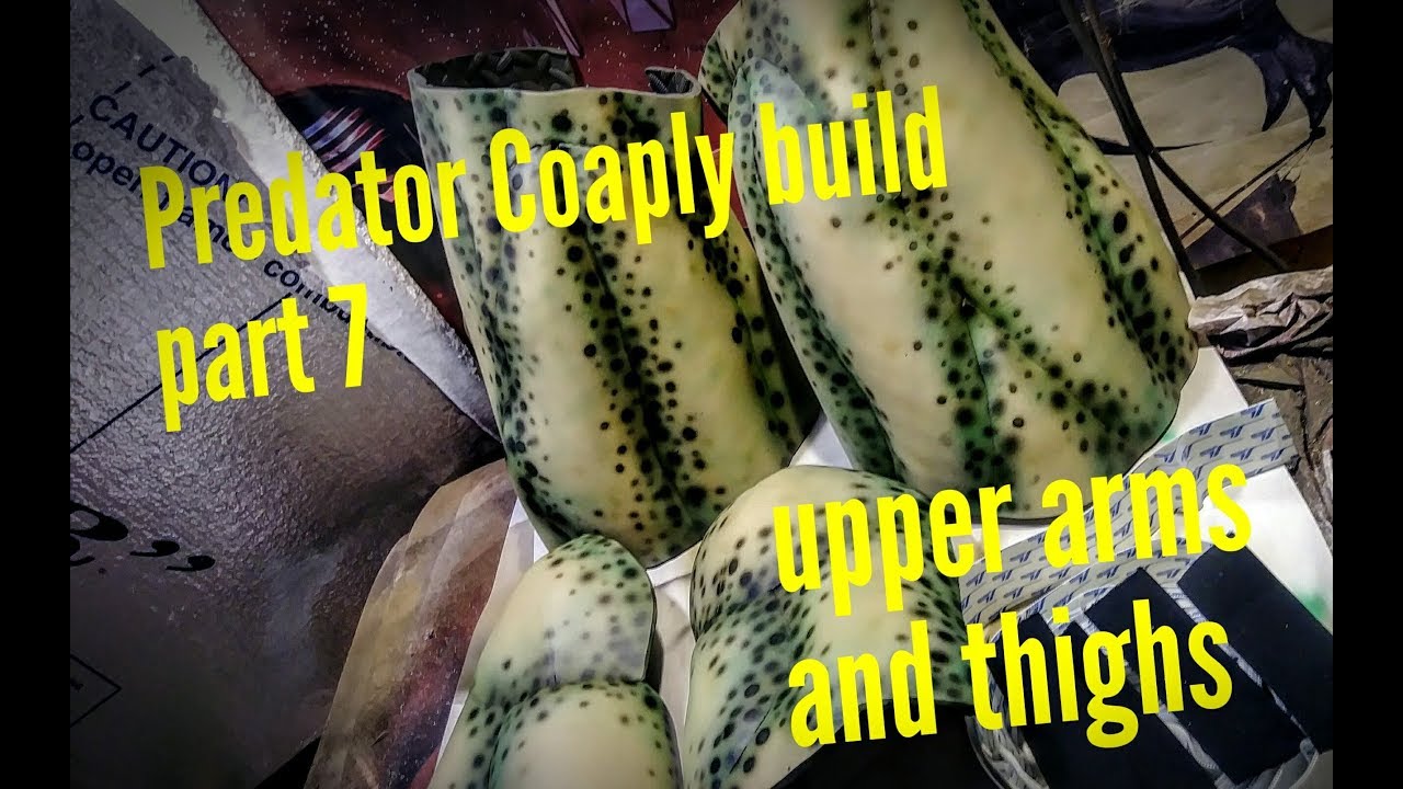 Predator DIY cosplay build part 7 arms and legs - YouTube