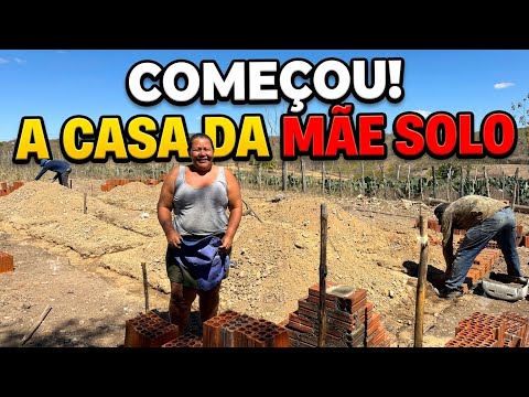 INACREDITÁVEL! FUI VISITAR A CONSTRUÇÃO DA MÃE SOLO E FIQUEI ADMIRADO, VEJA O QUE ELA FEZ