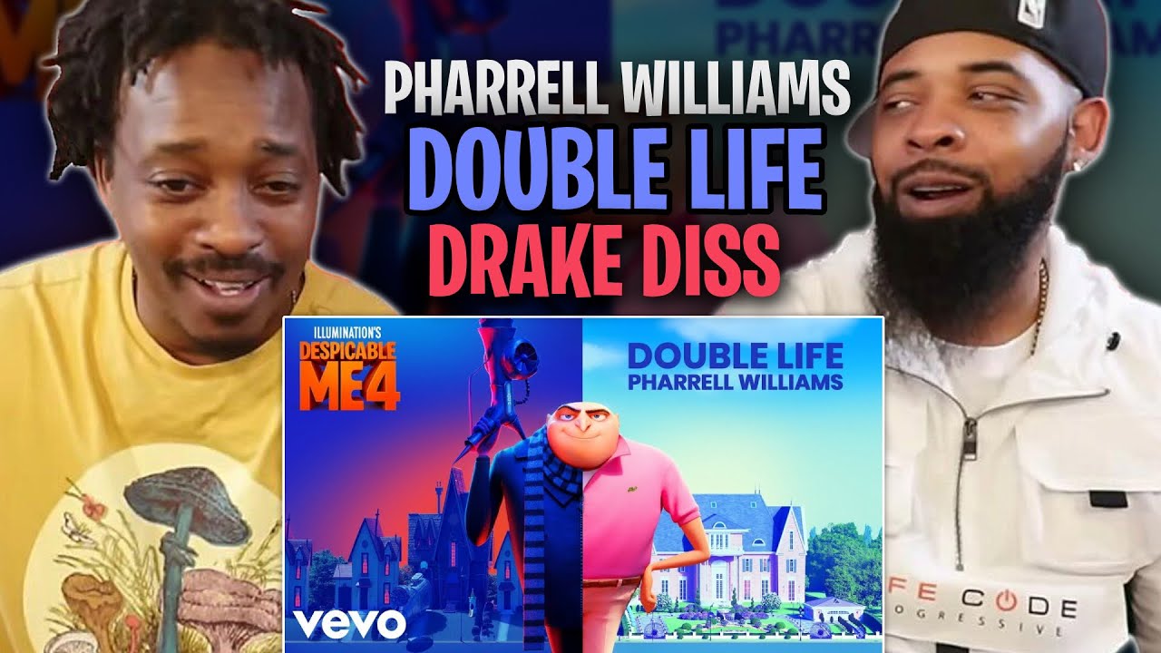 PHARRELL BODIES DRAKE TO THE MINIONS?? Pharrell Williams - Double Life ...