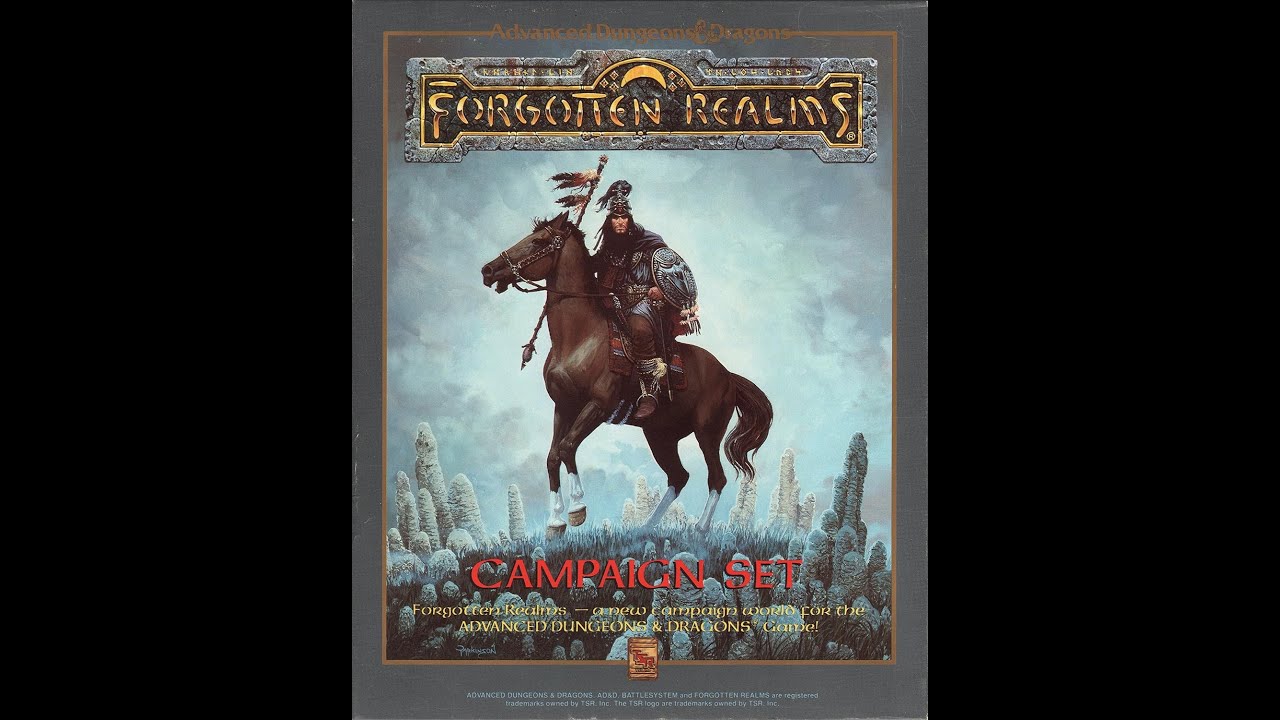 RETRO RPG REVIEW: "Forgotten Realms Campaign Set (1st Ed.)" by Ed Greenwood & Jeff Grubb(Messy ...