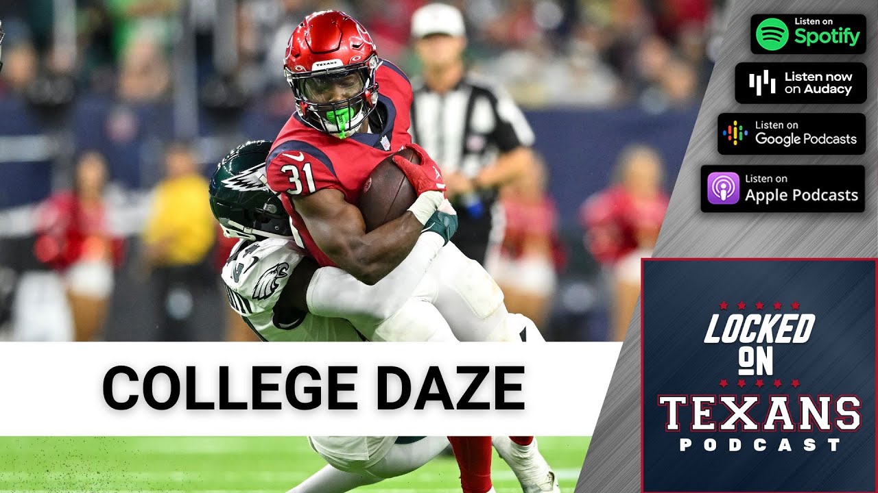College Daze: Exclusive Interview w/t Houston Texans Dameon Pierce ...