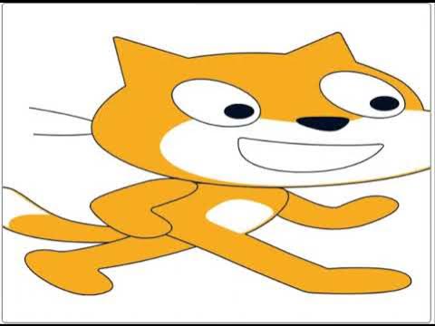 scratch cat goes for a walk - YouTube