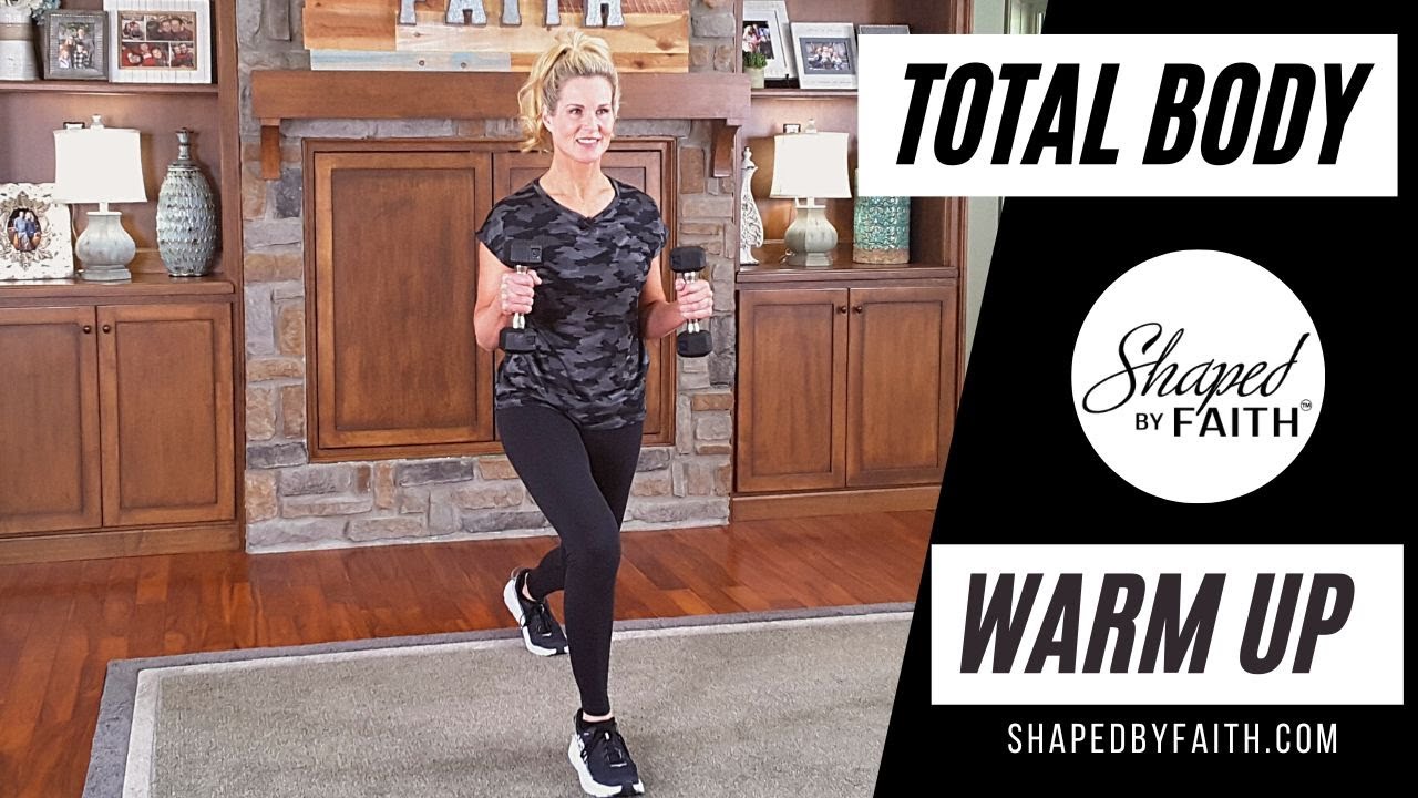 Warm Up Low Impact Cardio Stretching Strength Workout with Scriptures ...