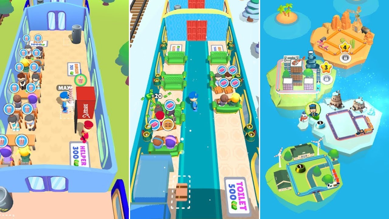 🚂 Train Master 3D | Gameplay Walkthrough Part 1 (iOS, Android) - YouTube