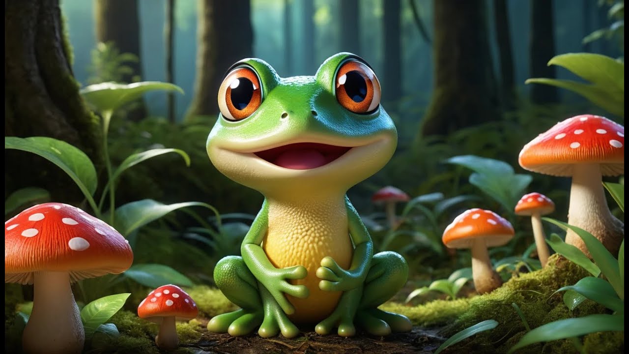 Five Little Frogs Went Hop Hop Hop Rhyme Song | Popular Nursery Rhyme ...