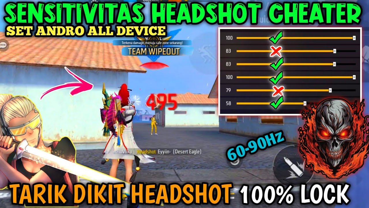 👹2024 || SENSI 100% Headshot Sensitivitas FF Auto Headshot 2024 !! Sensitivitas Headshot Free ...