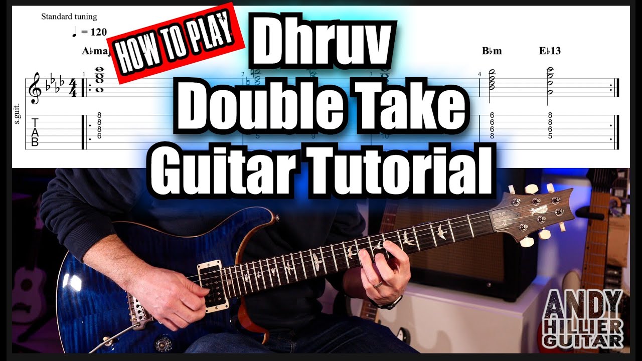 How to Play Dhruv - Double Take | Guitar Tutorial (Easy Chords ...