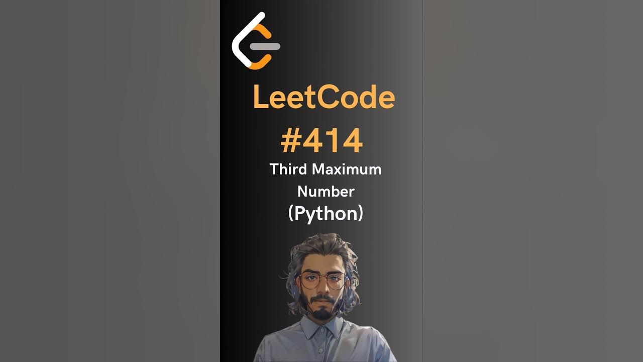 Leetcode414 Third Maximum Number Python Youtube