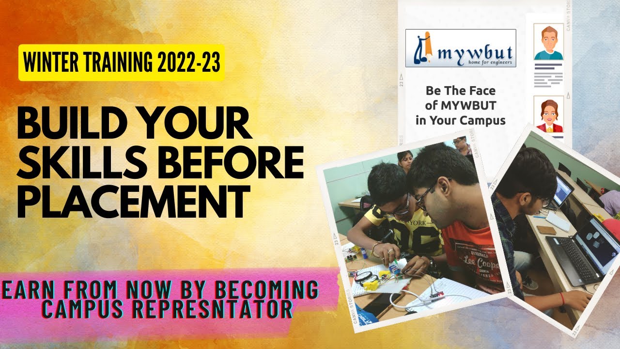 EARN + Develop your skill from MYWBUT || Winter Training 2022-23 || Be ...