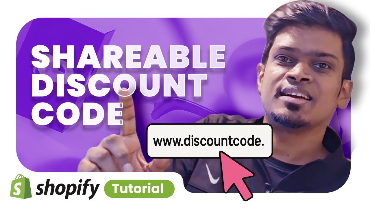Get a Shareable Link for Your Shopify Discount Codes - YouTube
