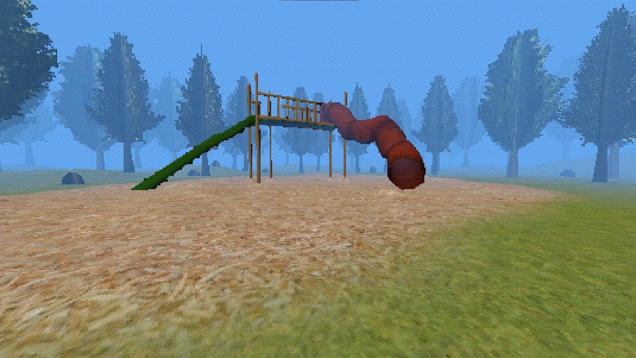 fun slide that defenetly isnt weird (Slide in the woods) - YouTube